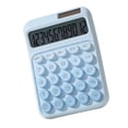 Aesthetic 12Digit Calculator Solar Double Power Supply Compactly Design ...