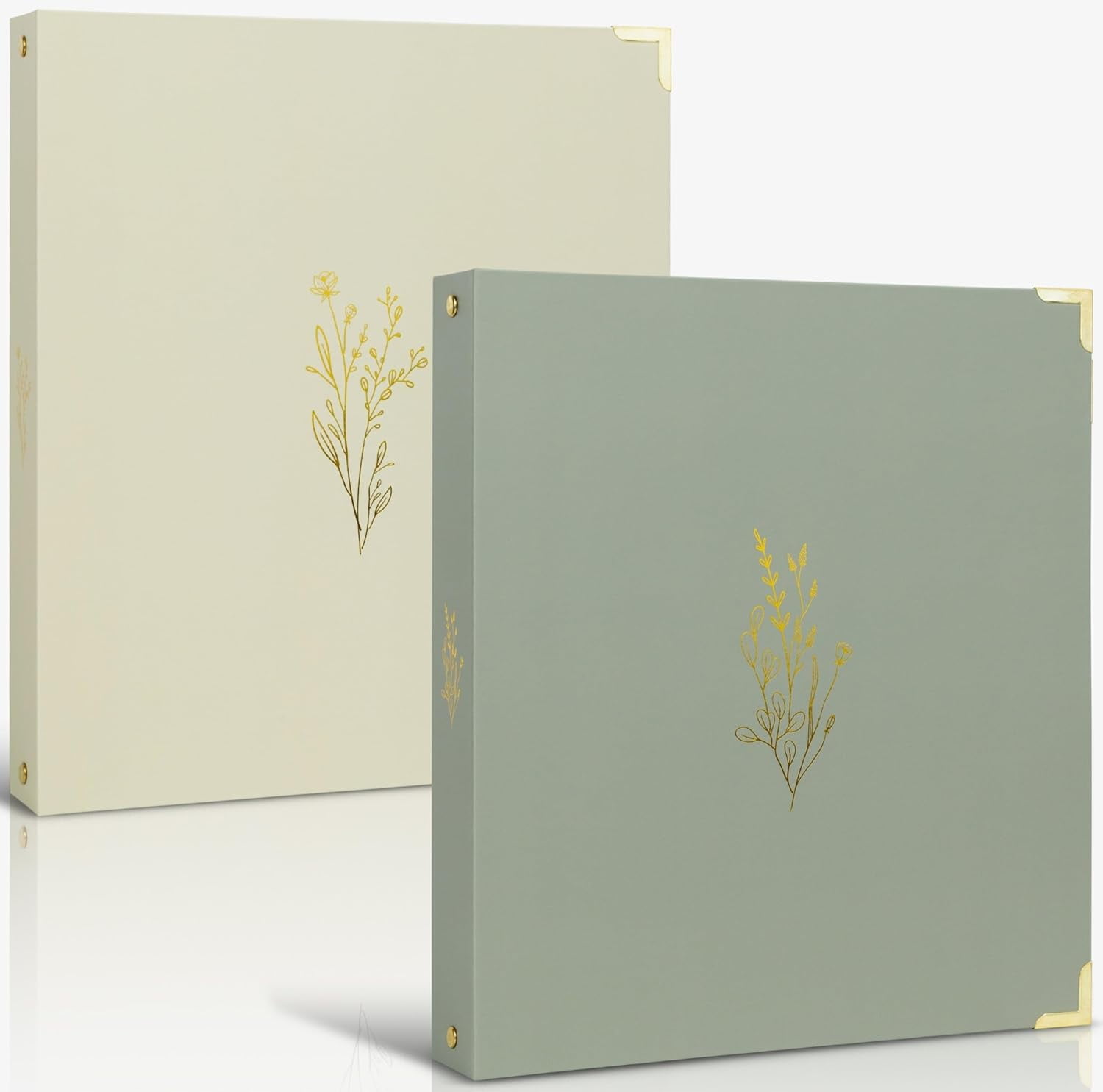 Aesthetic 3 Ring Binder Set of 2 - Sturdy 1 Inch Binder Fits Letter ...