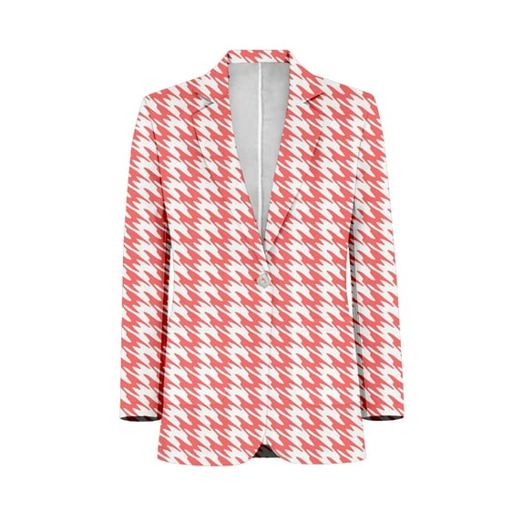 Aesthetic Antique Pink And White Ripple Men Blazers Slim Clothing ...