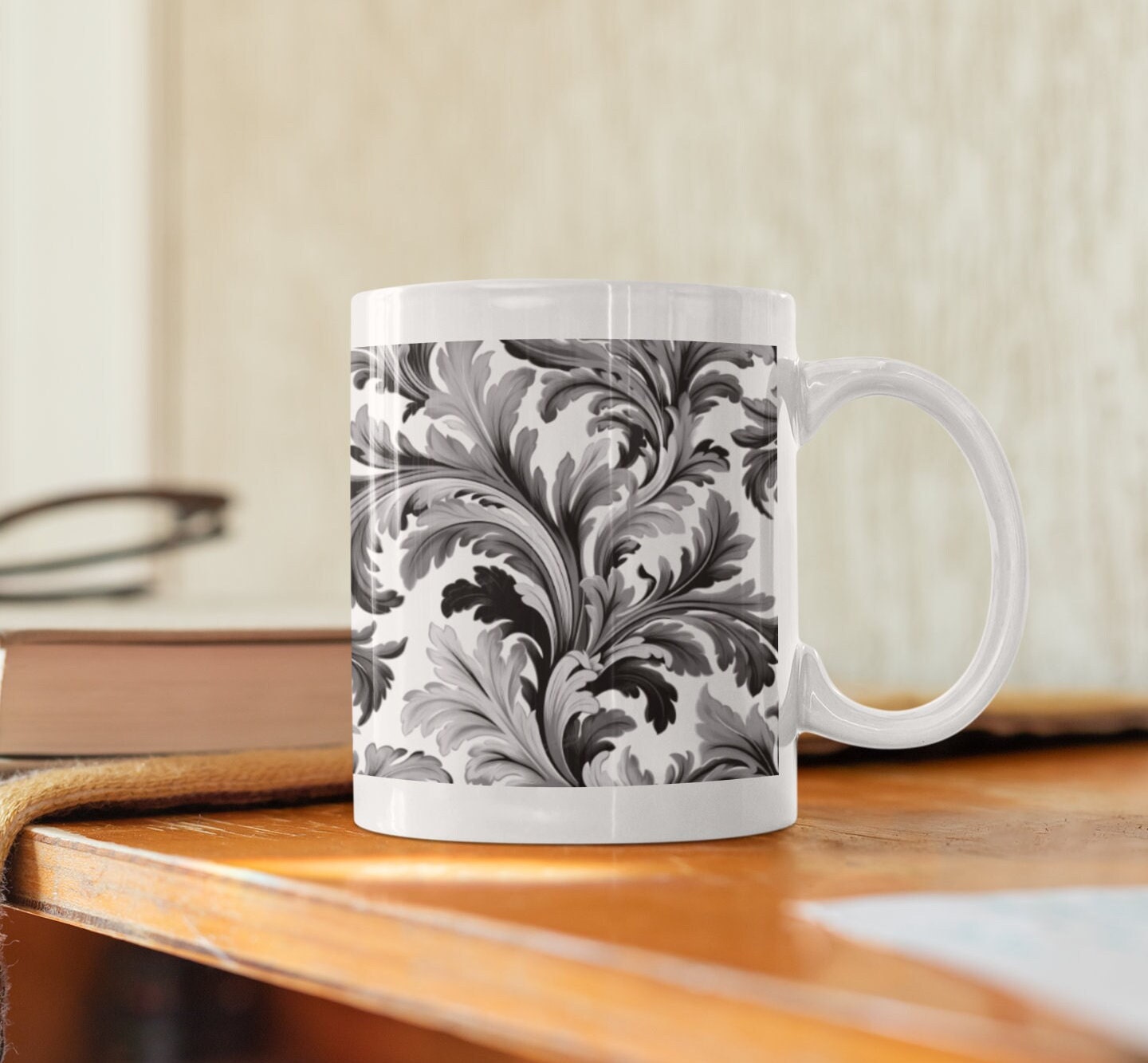 Aesthetic Art Mug | Office & Boss Gift | Patterned Painting Mug | Gift ...
