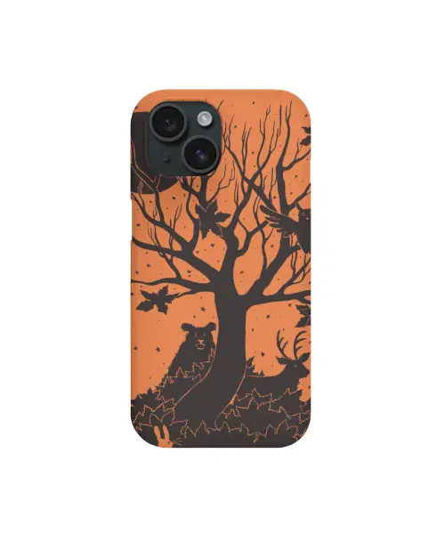 Aesthetic Autumn Forest Fall Phone Case for iPhone 16 15 14 13 12 11 ...
