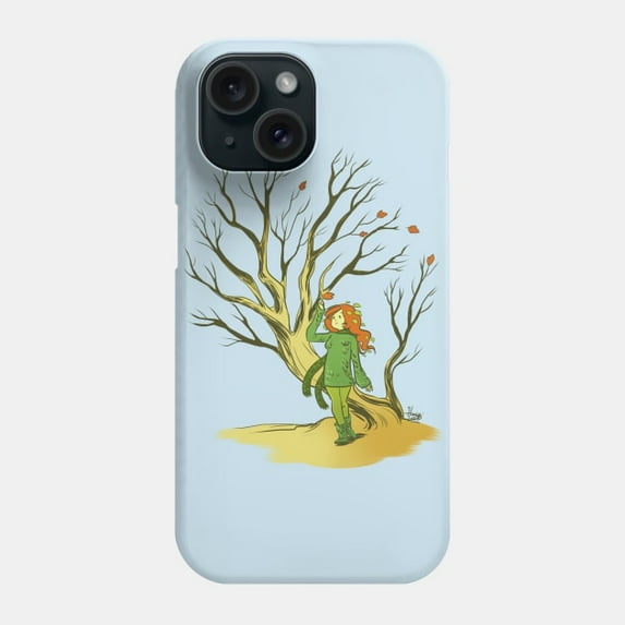 Aesthetic Autumn Ivy Fall Leaves Pattern Compatible Phone Case for ...