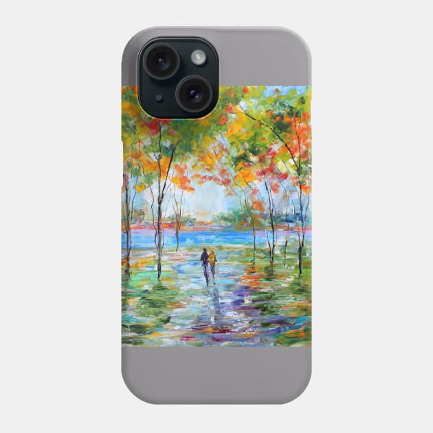 Aesthetic Autumn Stroll Fall Season Walk Compatible Phone Case for ...