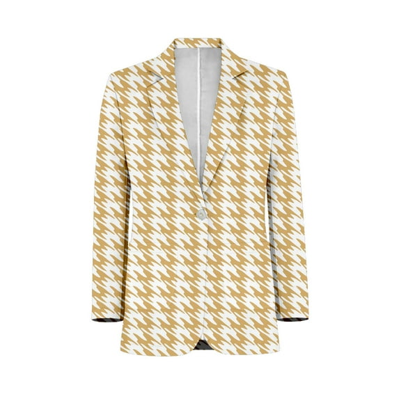 Aesthetic Beige And White Ripple Men's Suit Blazer Casual Party Wear ...