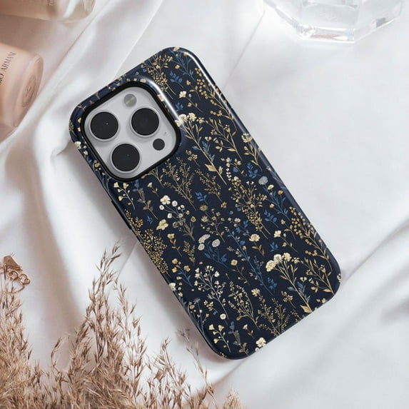 Aesthetic Blue Floral Flower Cottagecore Botanical Phone Case 11 12 13 ...