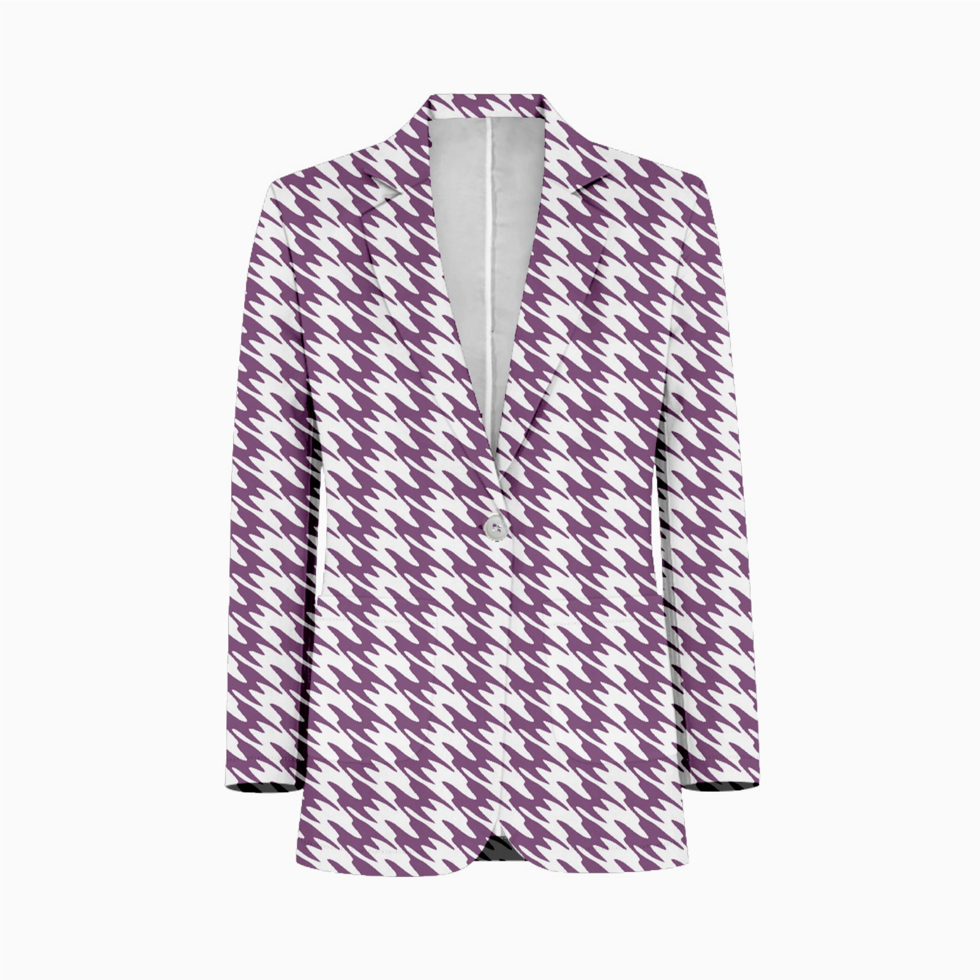 Aesthetic Blue Lilac and White Ripple Customized Men's Suits full man ...