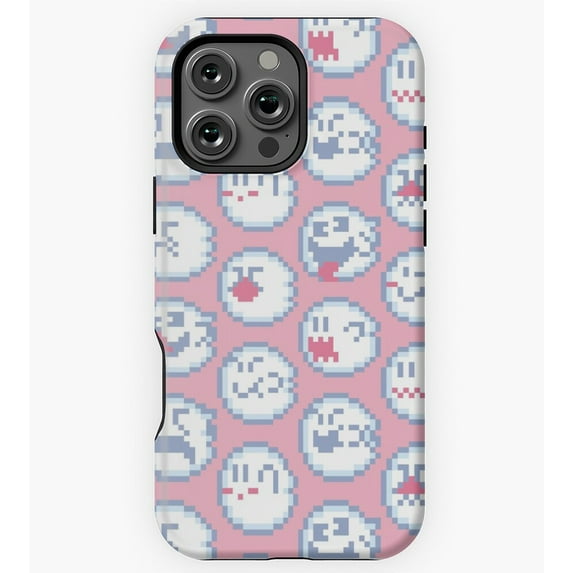 Aesthetic Boo Cute Ghost Spooky GA2474 Phone Case for iPhone 11 to 17 ...