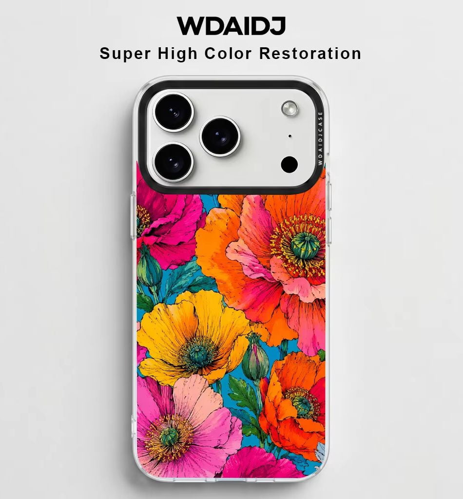 Aesthetic Bright Art Clear Phone Case For iPhone 13 14 15 16 17 Pro ...