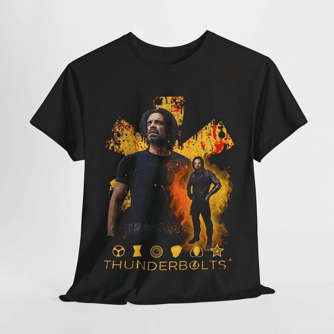 Aesthetic Bucky Barnes Mar.vel Thunderbolts 2025 Streetwear Unisex T ...