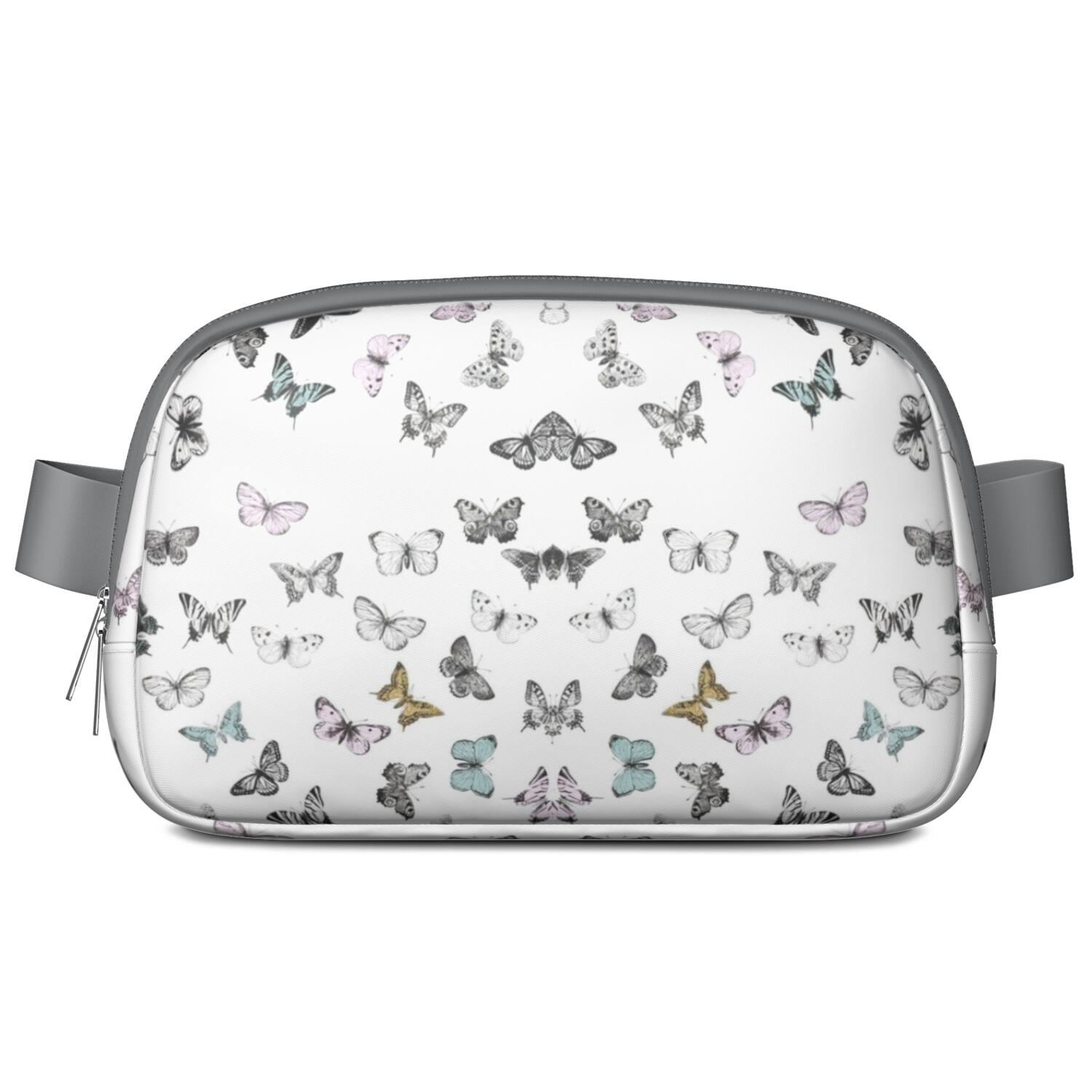 Aesthetic Butterfly and Floral Fanny Pack – Waterproof Adjustable Waist ...