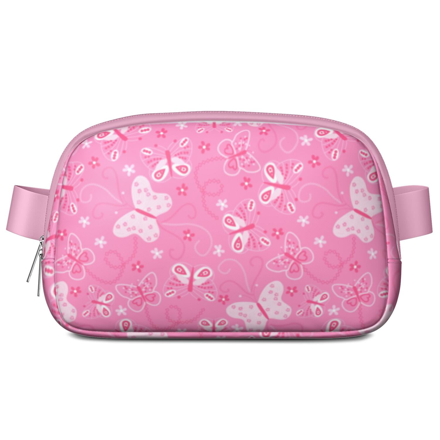 Aesthetic Butterfly and Floral Fanny Pack – Waterproof Adjustable Waist ...