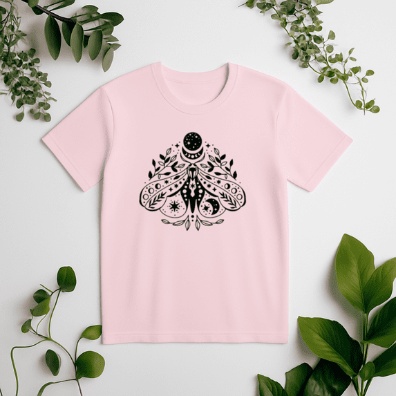 Aesthetic Butterfly Graphic with Positive Vibe Unisex T-Shirt, for men & women, up to size 5XL ...