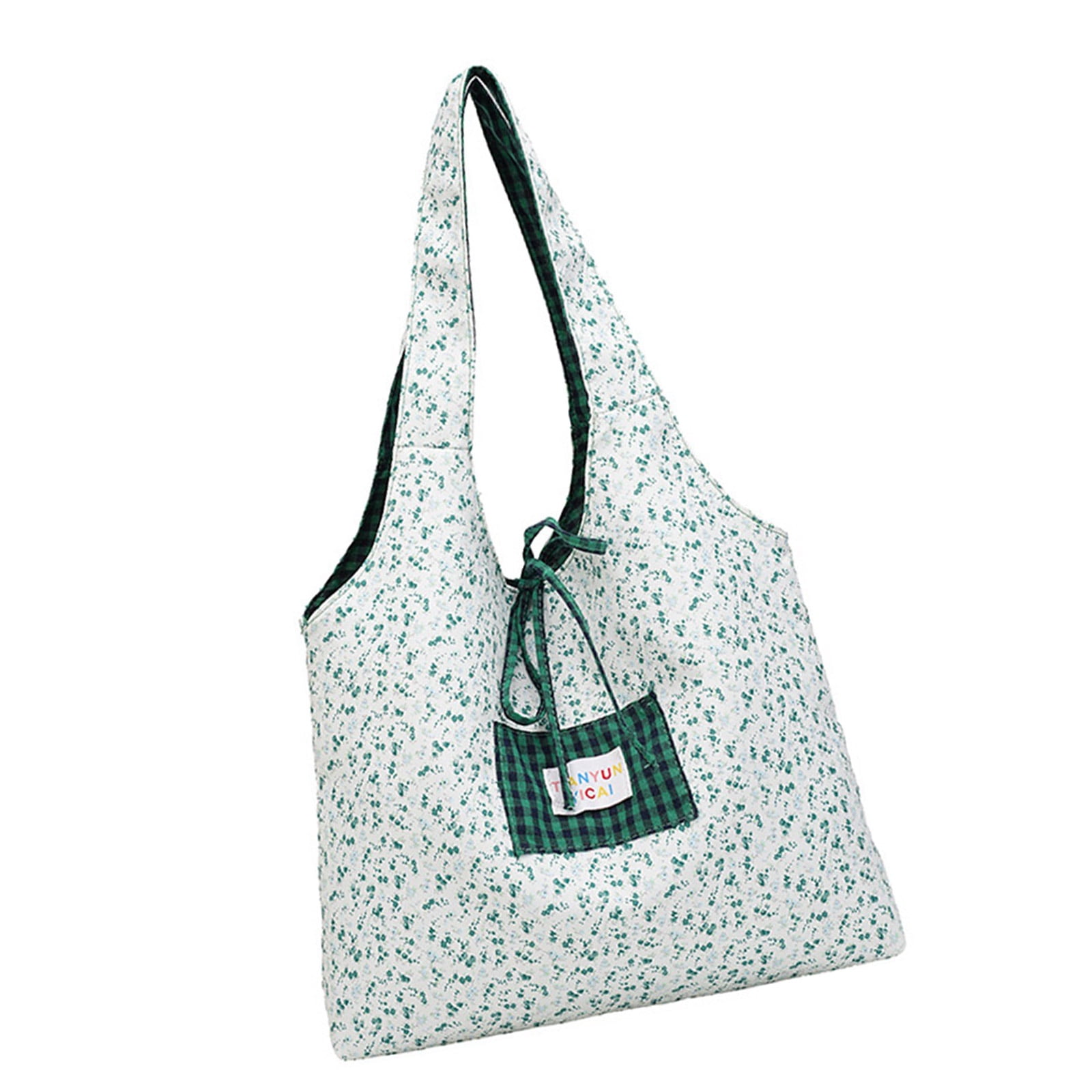 Aesthetic Canvas Toted Bag Casual Trendy Shoulder Bag Large Capacity ...