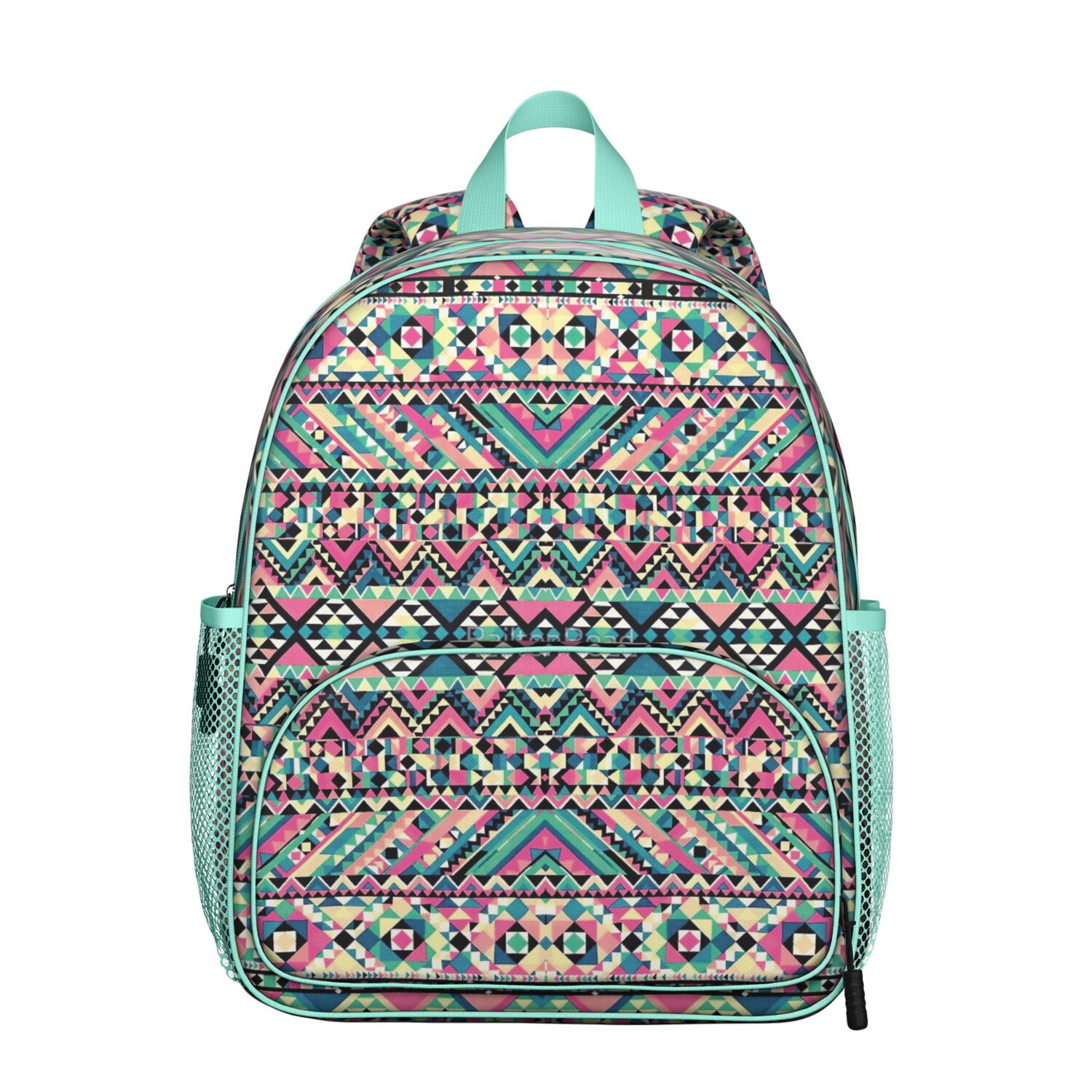 Aesthetic Cat Pattern Backpack - Spine-Friendly & Adjustable for Teens ...