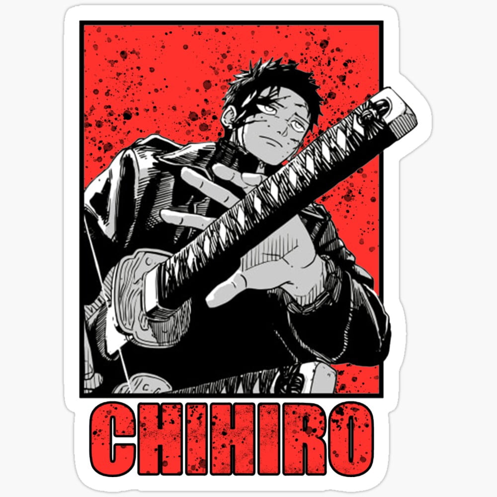 Aesthetic Chihiro Rokuhira Kagurabachi Anime Graphic Sticker Phone ...