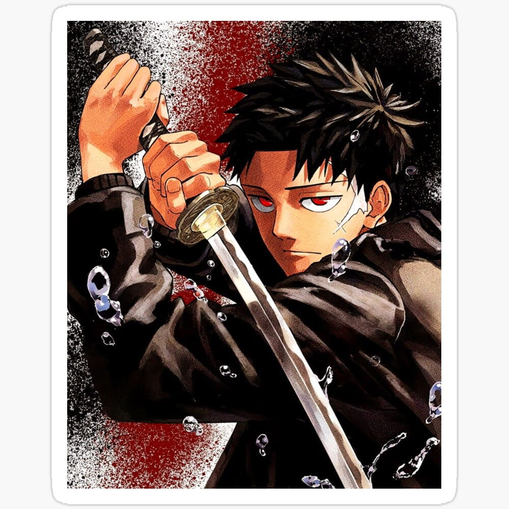 Aesthetic Chihiro Rokuhira Kagurabachi Anime Graphic Sticker Phone ...