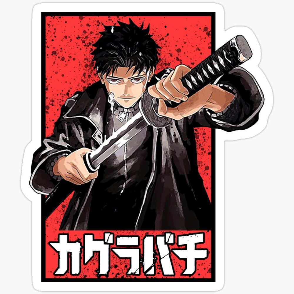 Aesthetic Chihiro Rokuhira Kagurabachi Anime Graphic Sticker Phone ...