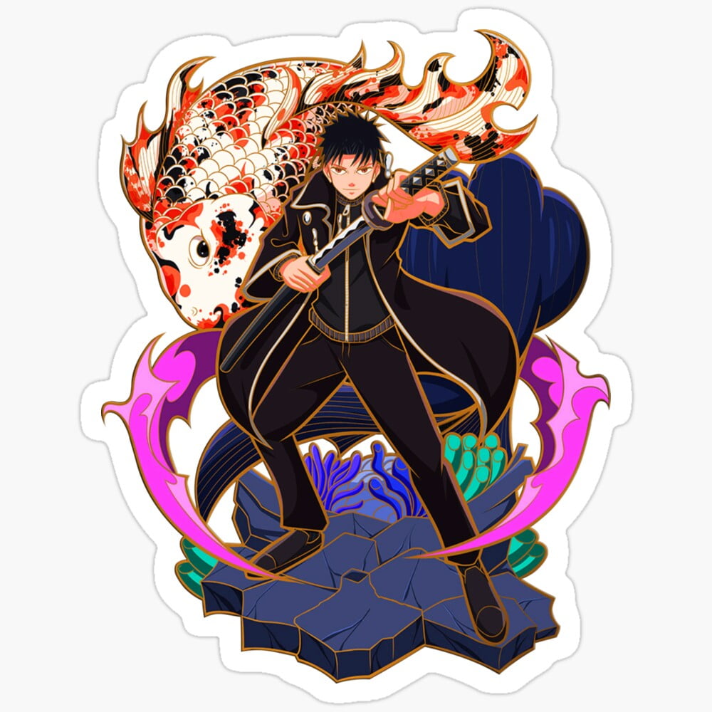 Aesthetic Chihiro Rokuhira Kagurabachi Anime Graphic Sticker Phone ...