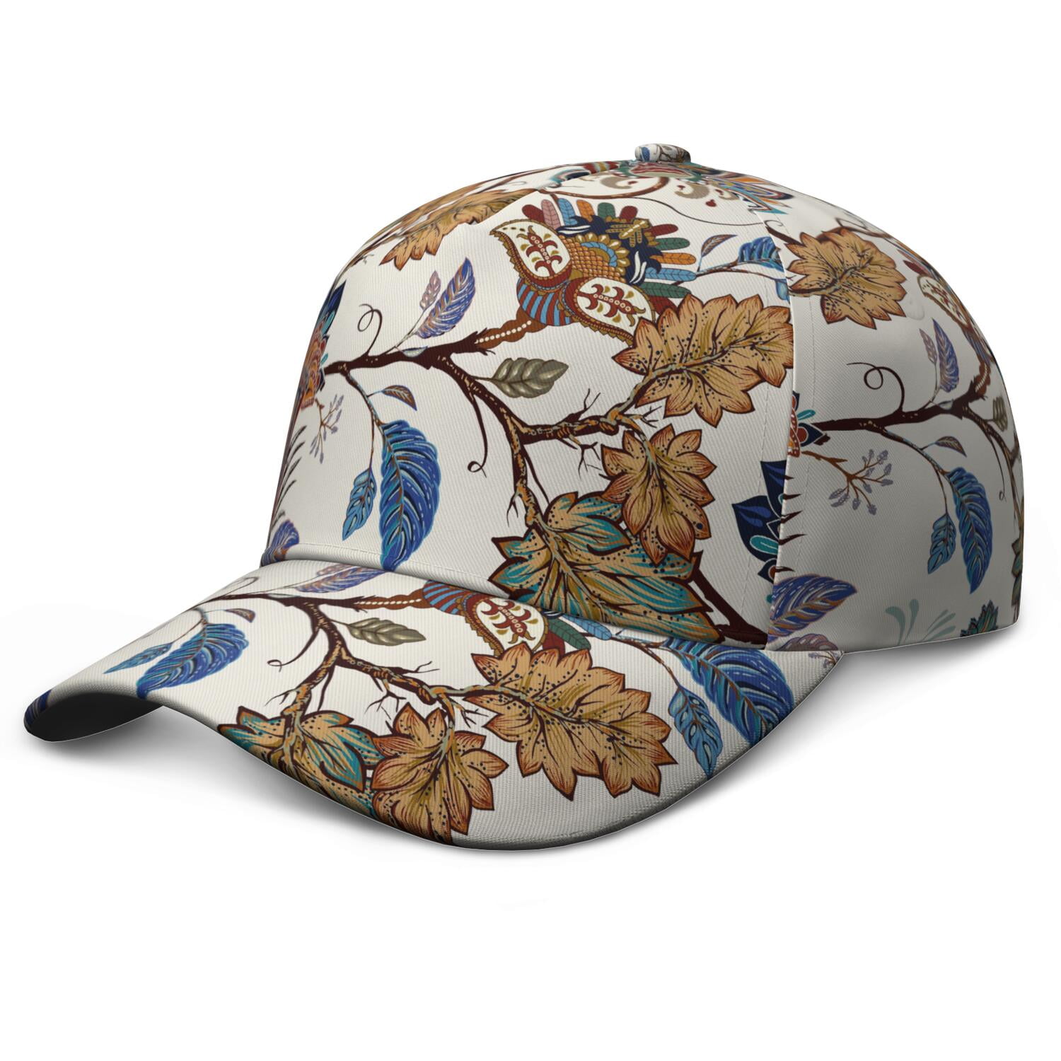 Aesthetic Colorful Baseball Cap – Paisley Boho Vintage Retro Ethnic Dad ...