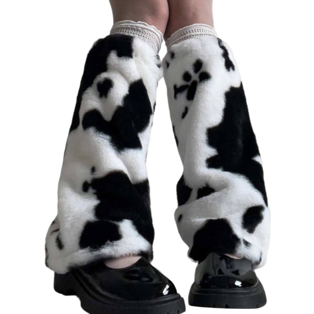 Aesthetic Colorful Pattern Leg Warmers for Winter Fashion and Themed ...