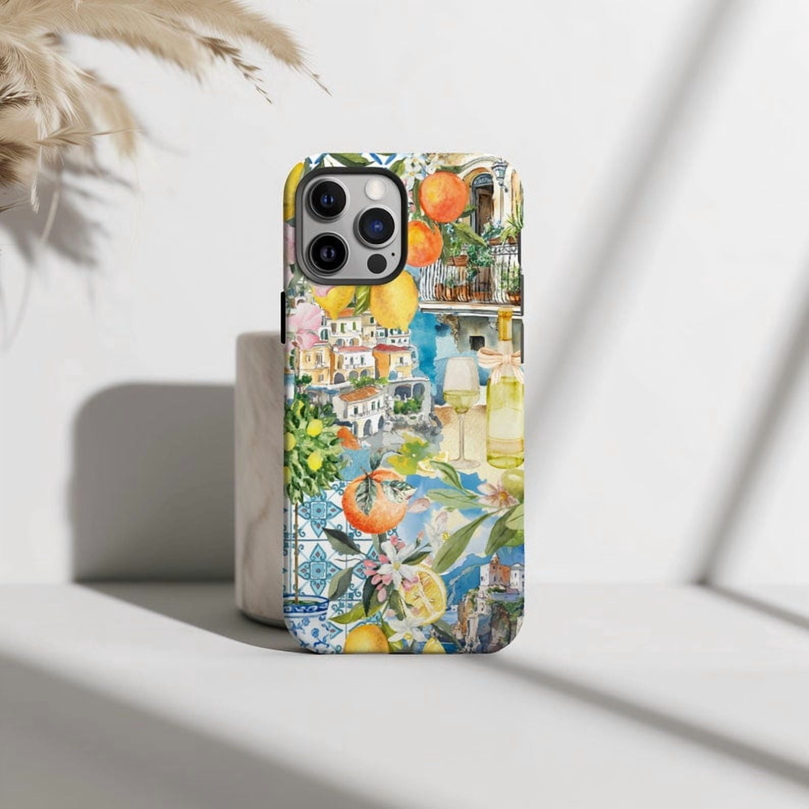 Aesthetic Coquette Italian Coastal Summer Heavy-Duty Protective Case ...