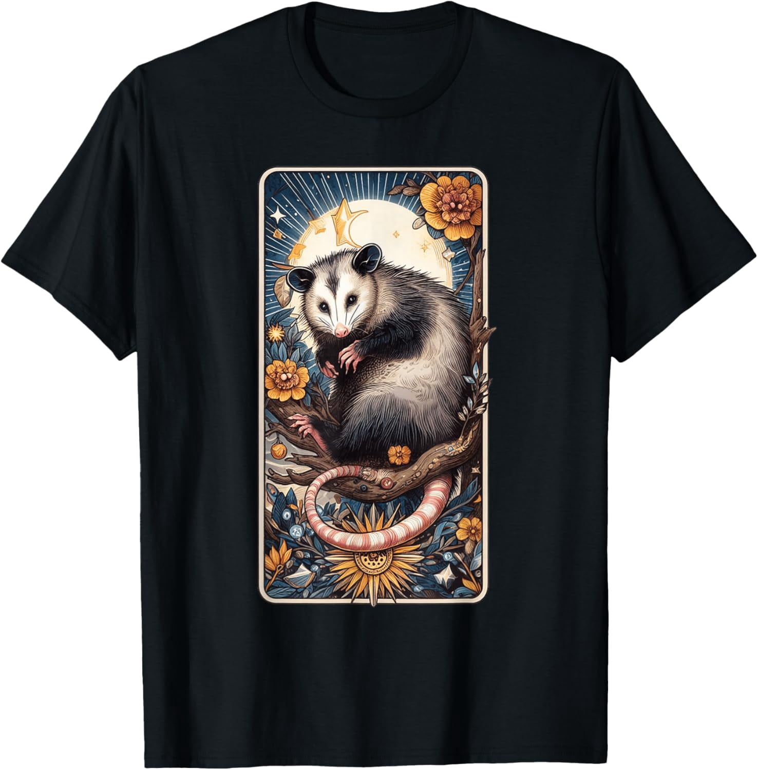 Aesthetic Cottagecore The Opossum Possum Tarot Card Game T-Shirt Tee ...