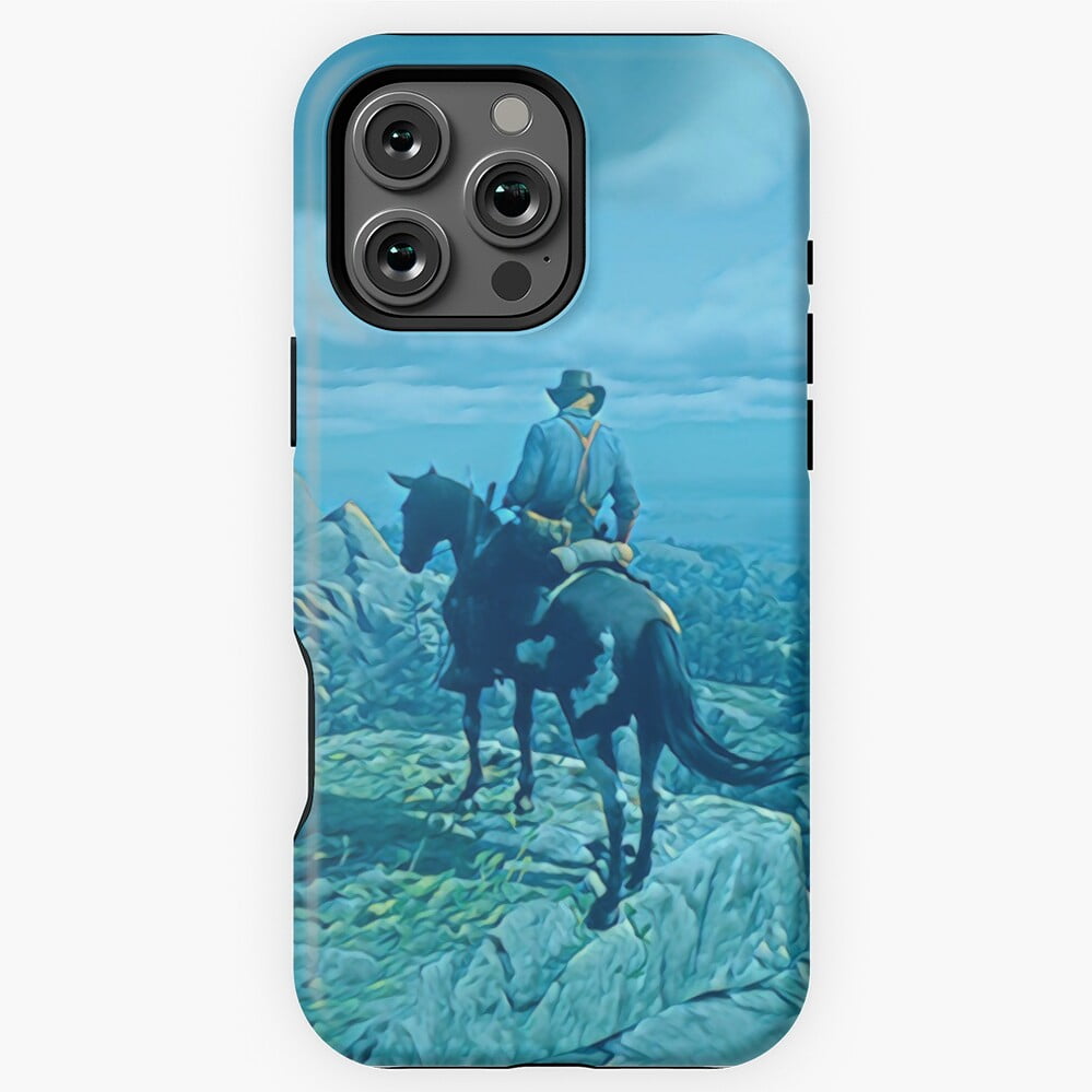 Aesthetic Cowboy Western Red Dead Phone Case for iPhone 16 15 14 13 12 ...