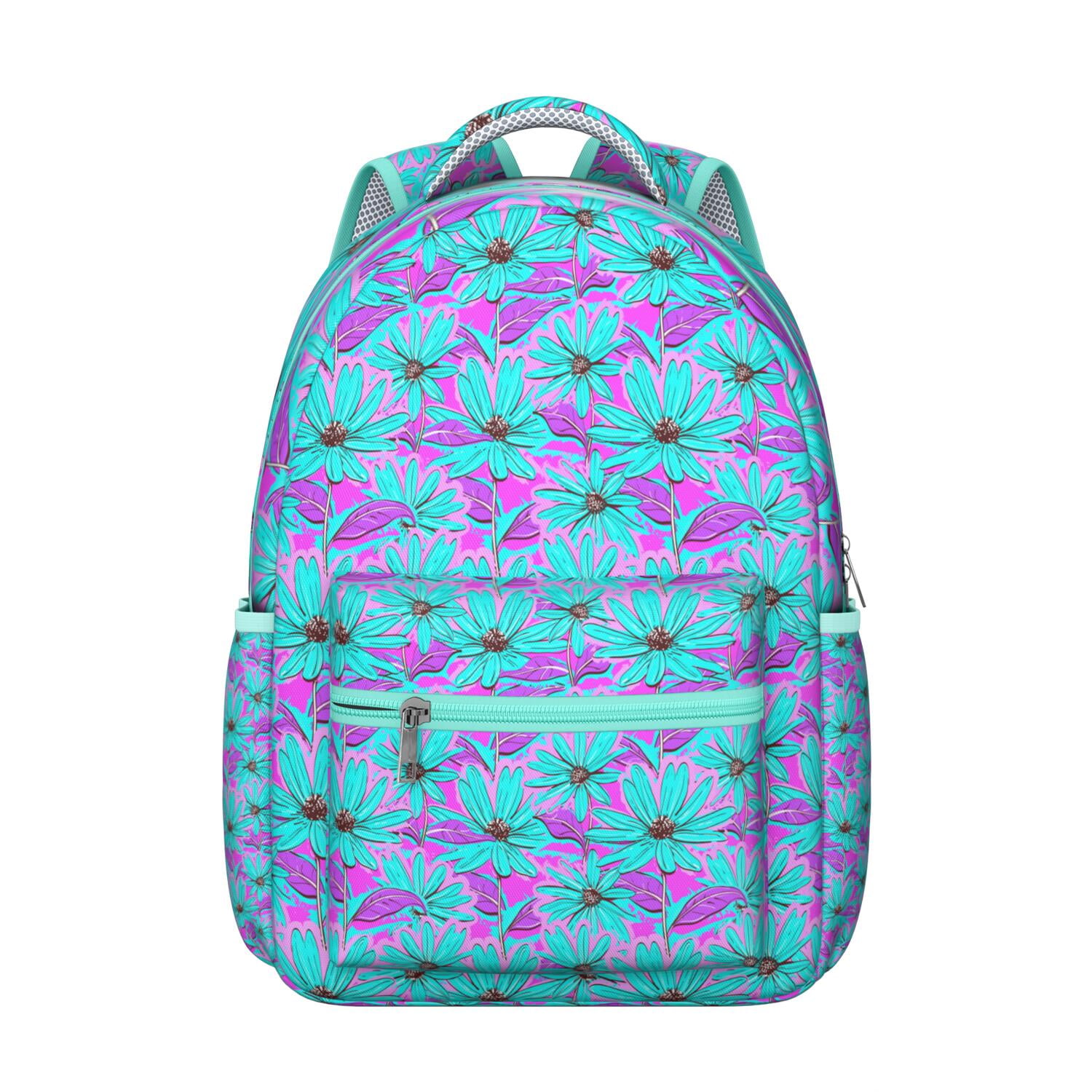 Aesthetic Daisy Student Backpack - Waterproof & Ergonomic School Bag ...