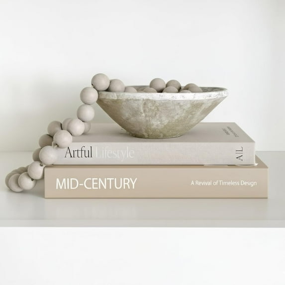 Aesthetic Decorative Books - Set of 2 Stylish Boxes Enhance Your Coffee ...