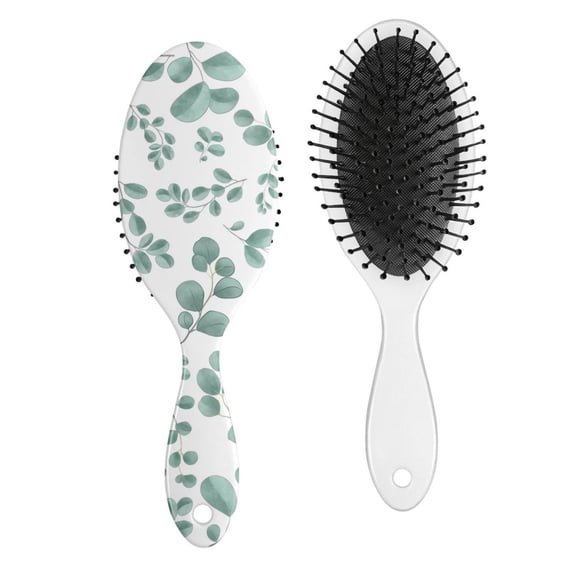 Aesthetic Floral Design Hair Brush, Boho Chic Detangling Brush with ...