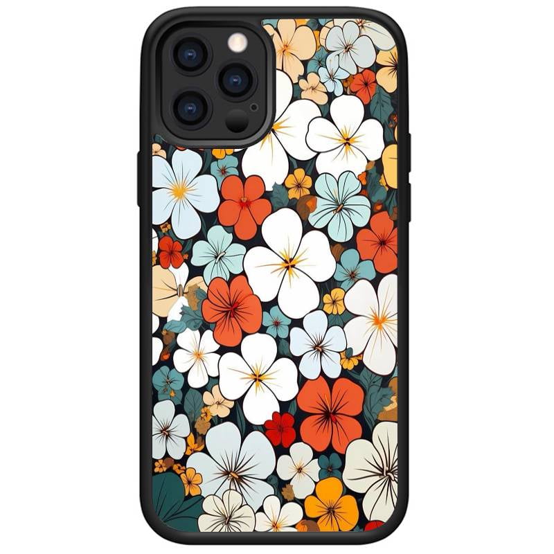 Aesthetic Flower Pattern Phone Case Compatible With iPhone 12 / iPhone ...