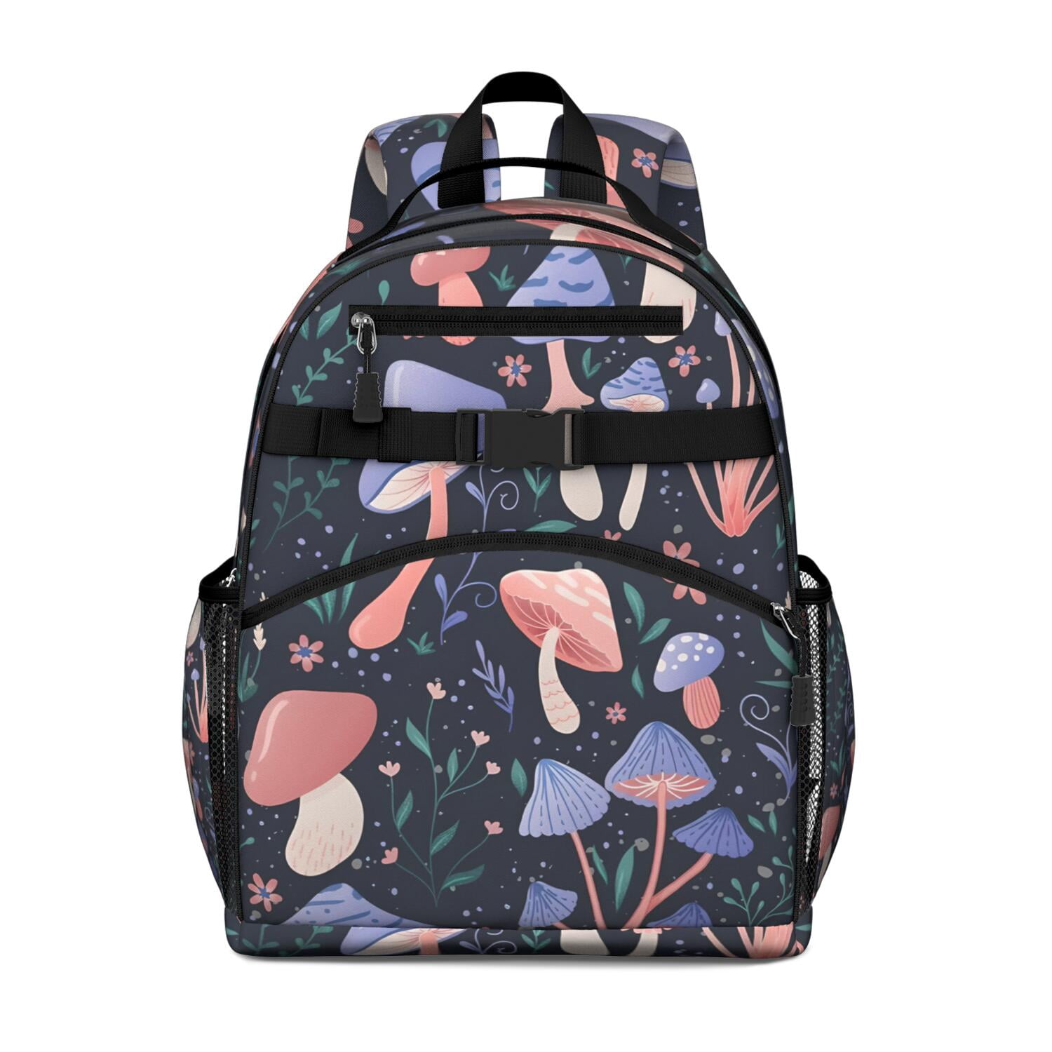 Aesthetic Fungi Backpack with Multiple Pockets - Waterproof Ergonomic ...