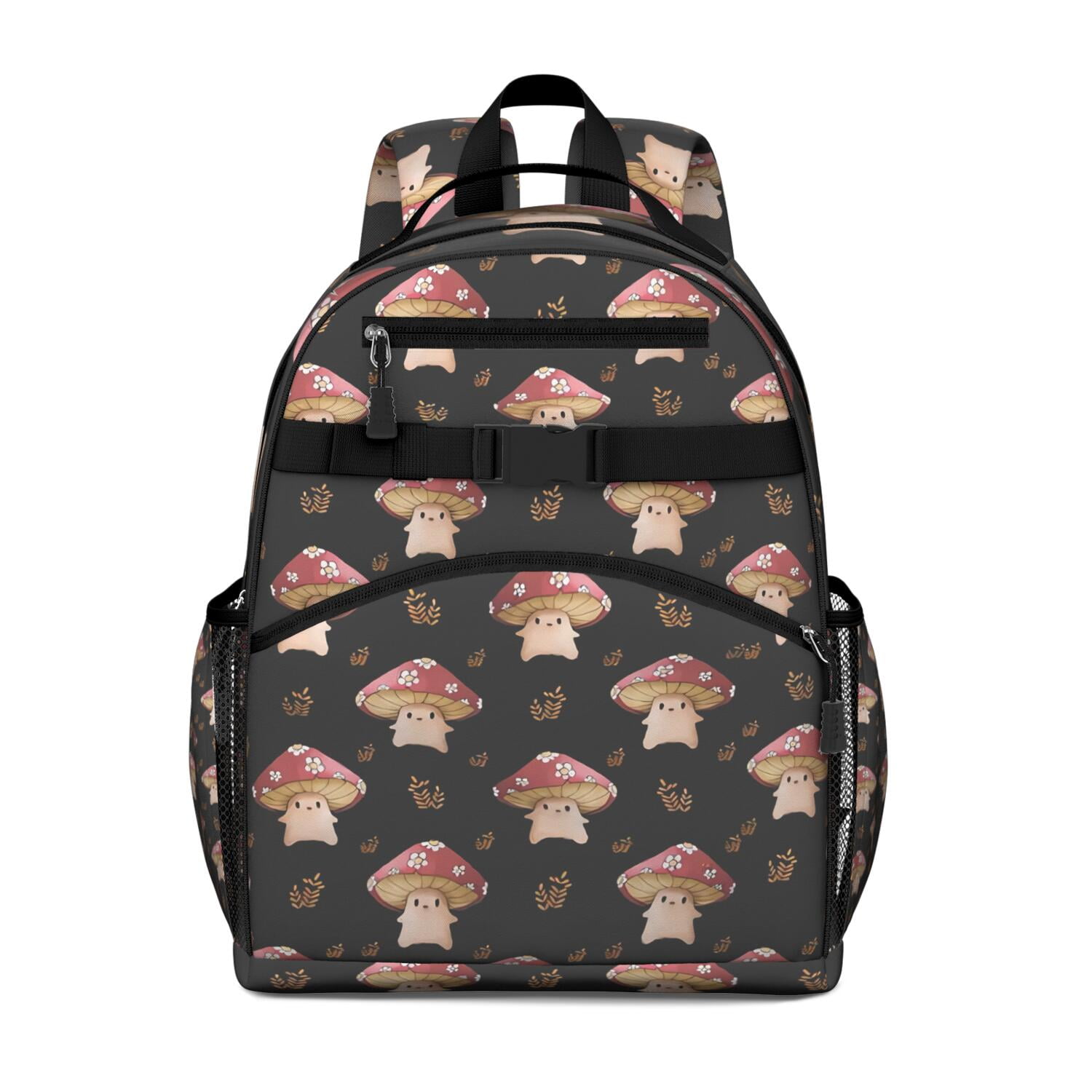 Aesthetic Fungi Backpack with Multiple Pockets - Waterproof Ergonomic ...