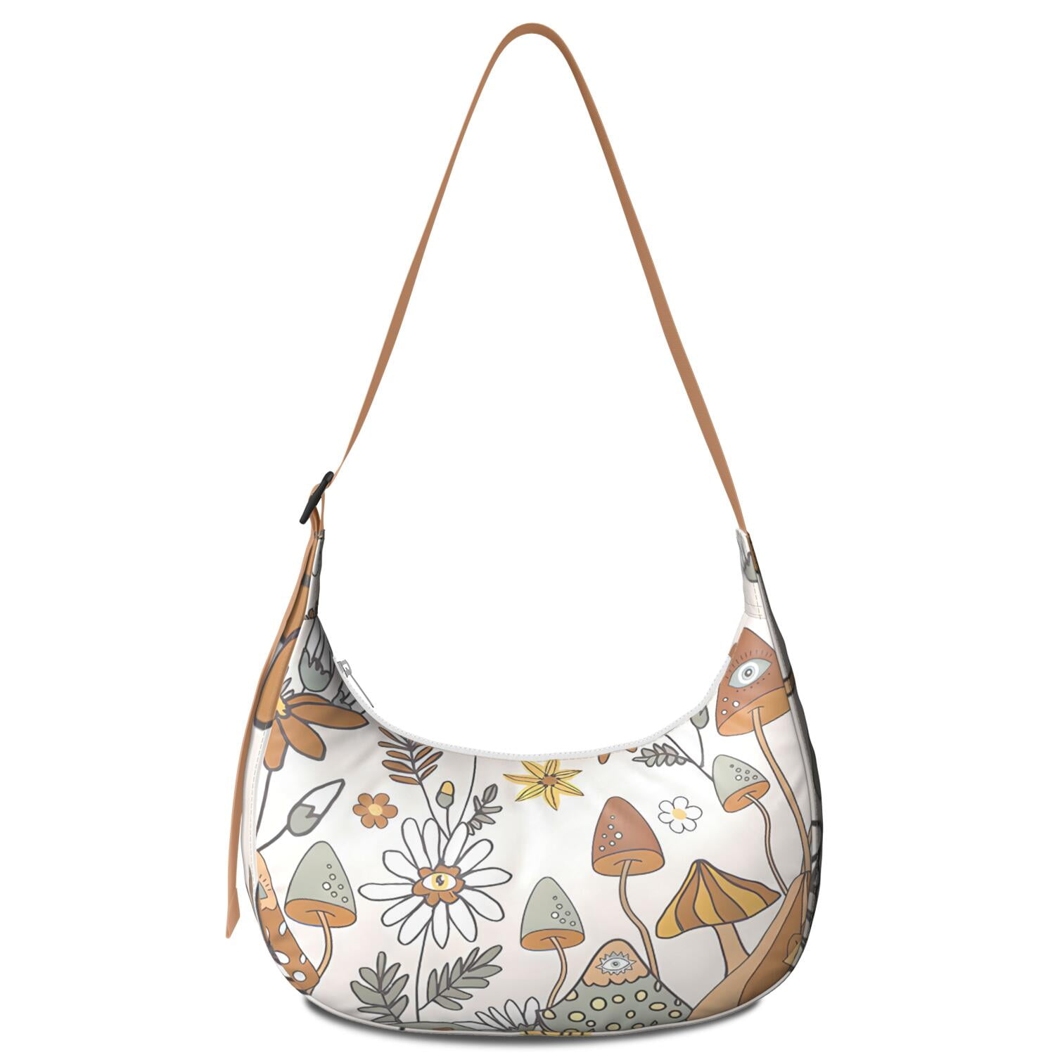 Aesthetic Fungi Crossbody Handbag for Women, Lightweight Water ...