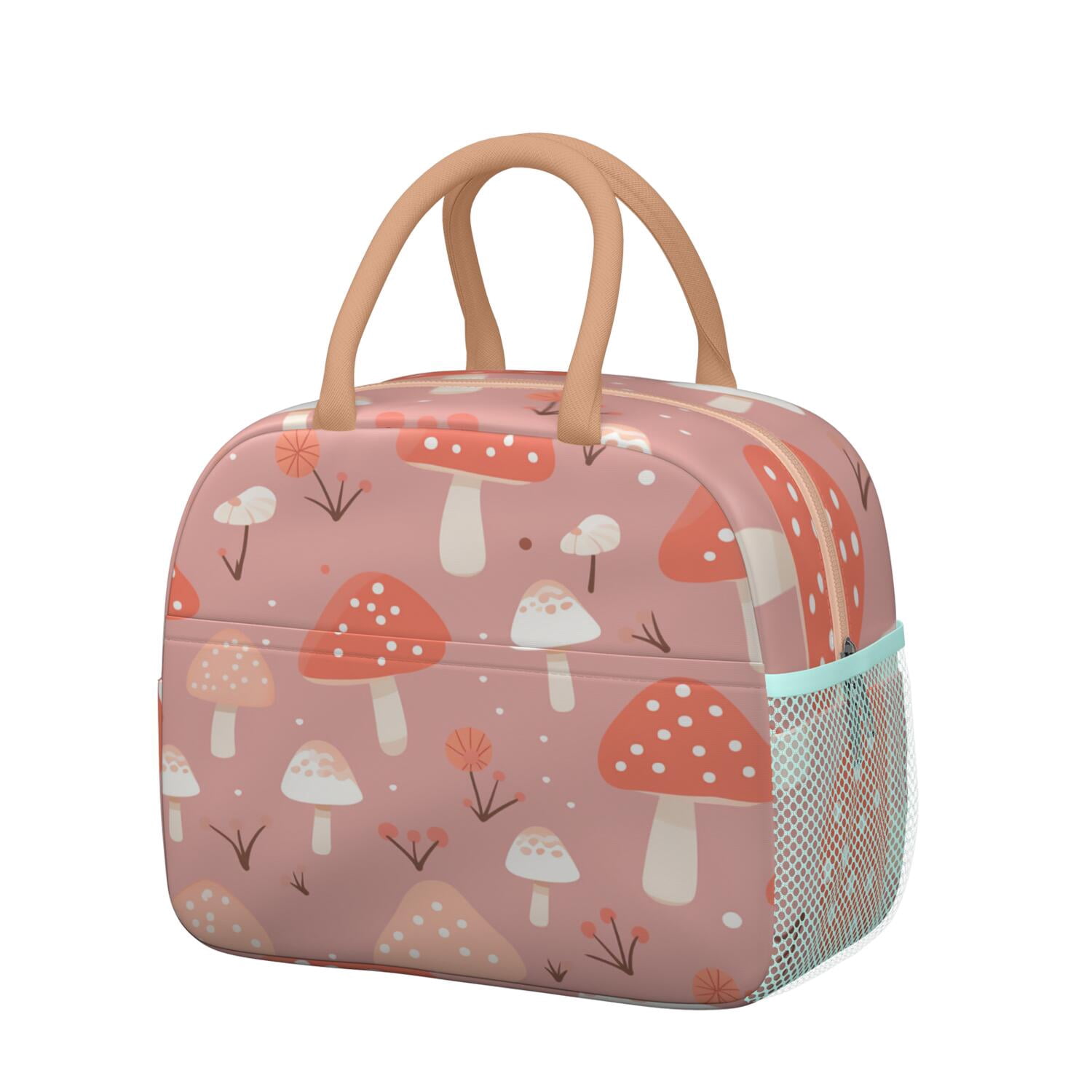 Aesthetic Fungi Insulated Lunch Tote Reusable Thermal Cooler Bag with ...