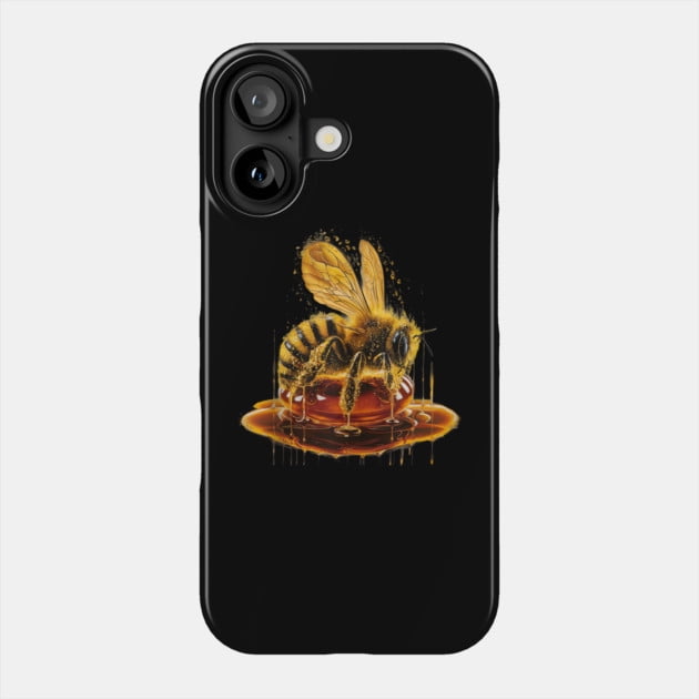Aesthetic Golden Honey Bee Sweet Nature Art Graphic Case for iPhone 11 ...
