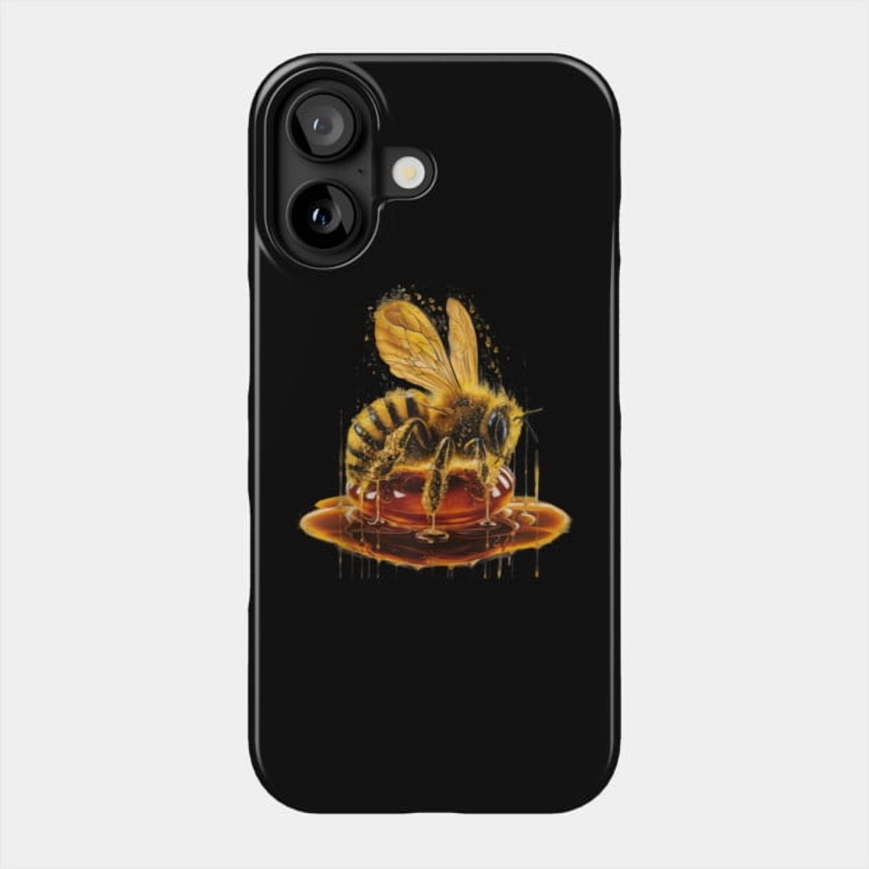 Aesthetic Golden Honey Bee Sweet Nature Art Graphic Case for iPhone 11 ...