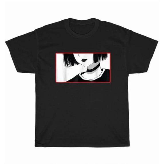 Aesthetic Goth Anime Girl Soft Grunge Aesthetic Gothic T-Shirt Unisex ...