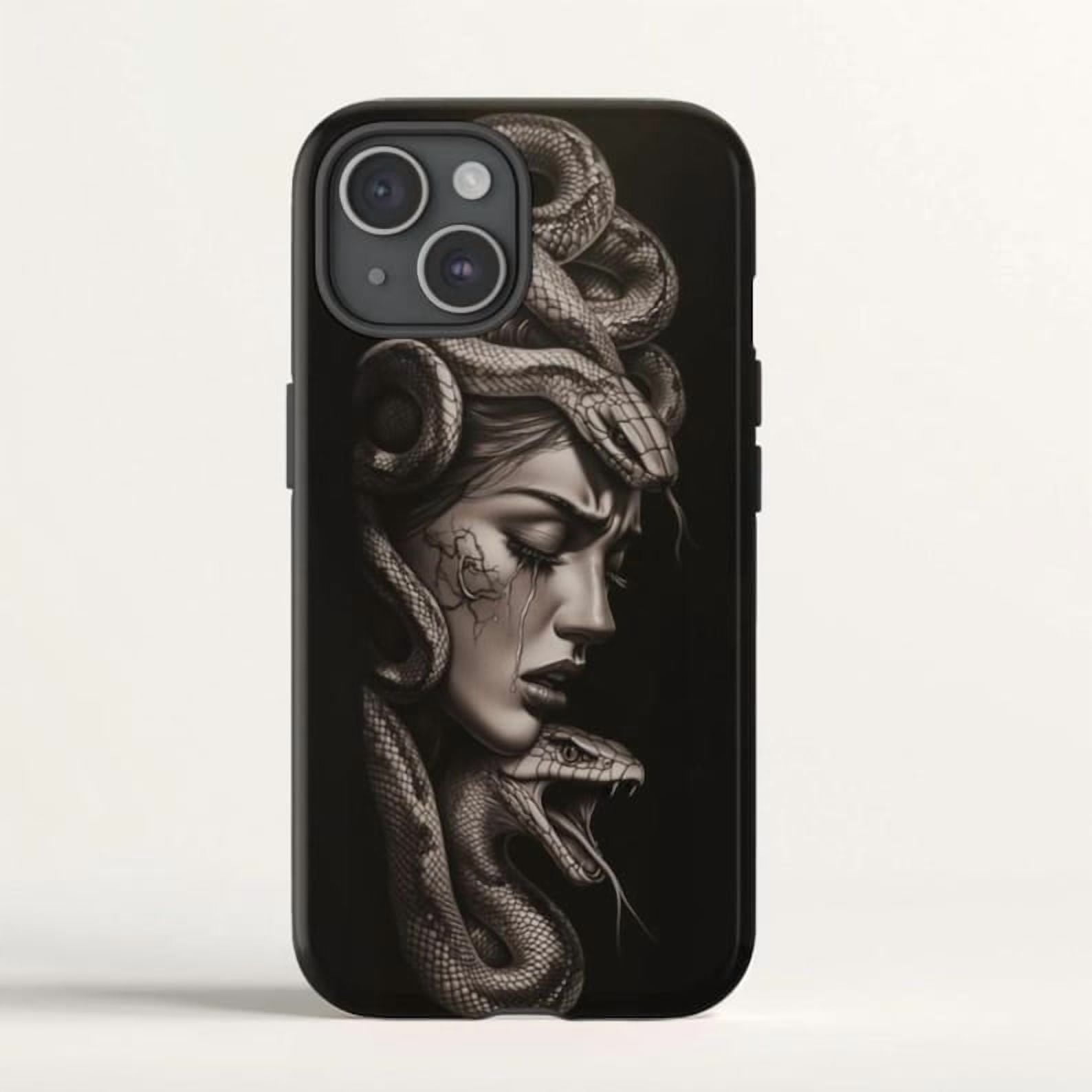 Aesthetic Gothic Dark Snake Mythology Heavy-Duty Protective Case for ...