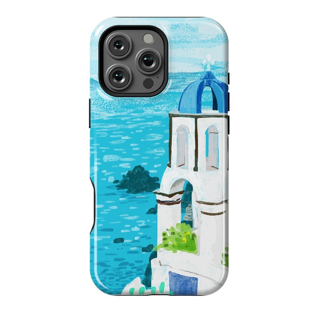 Aesthetic Greek Landscape Travel Art Phone Case for iPhone 11 12 13 14 ...