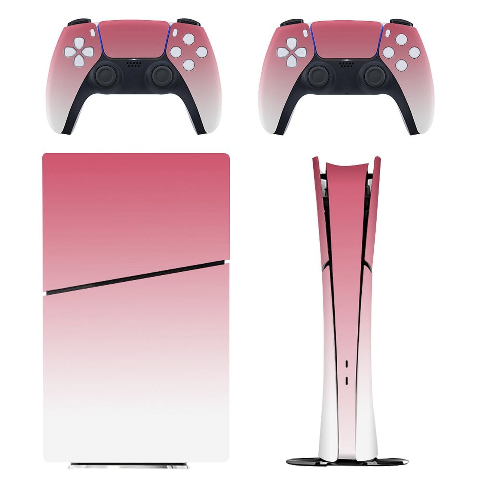 Aesthetic Heather Violet And White Gradient PS5/PS5 Slim Digital Disc ...