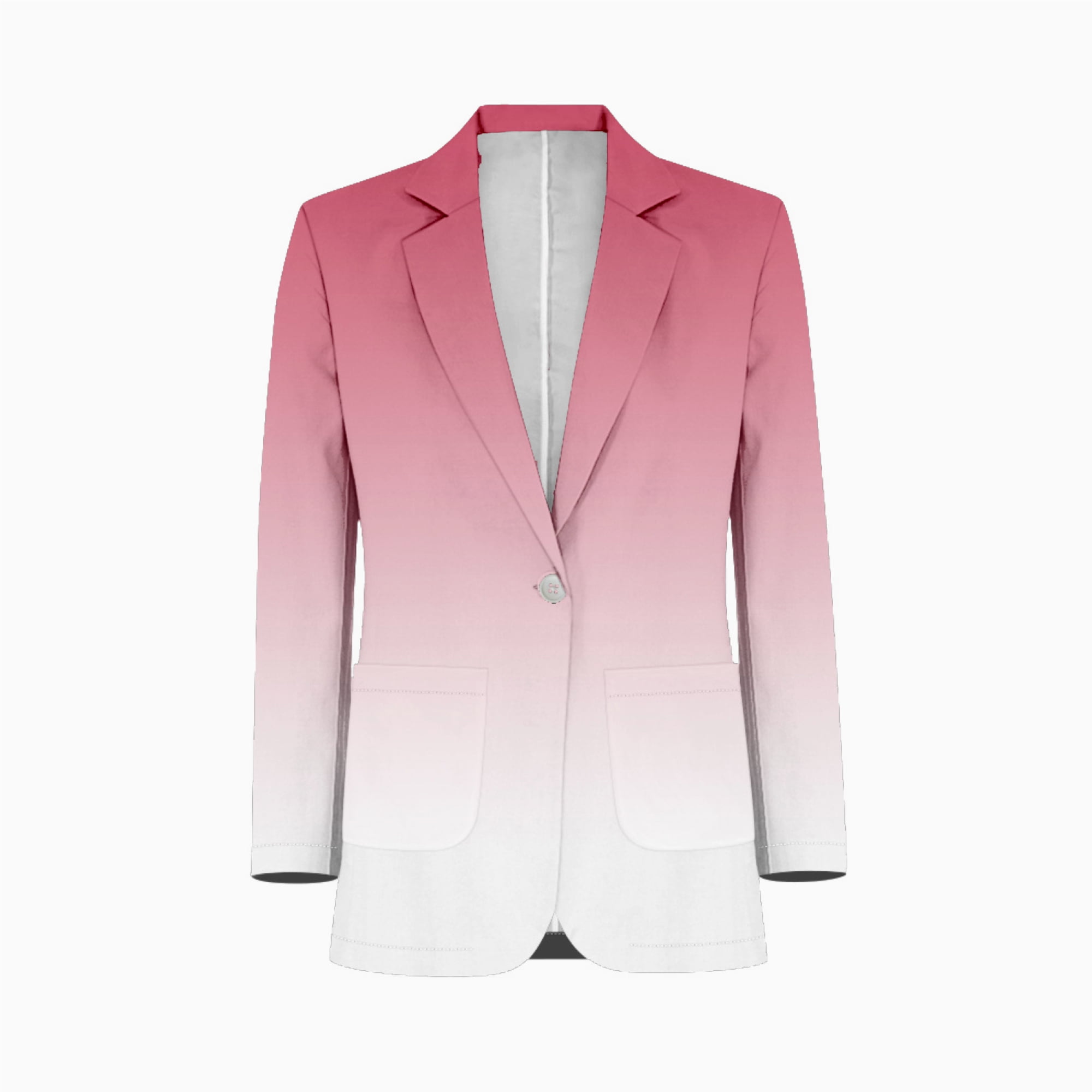 Aesthetic Heather Violet and White Gradient Mens Suits Shawl Collar ...