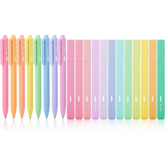 - Aesthetic Highlighters and s, 20 , Colorful Highlighters No Bleed ...