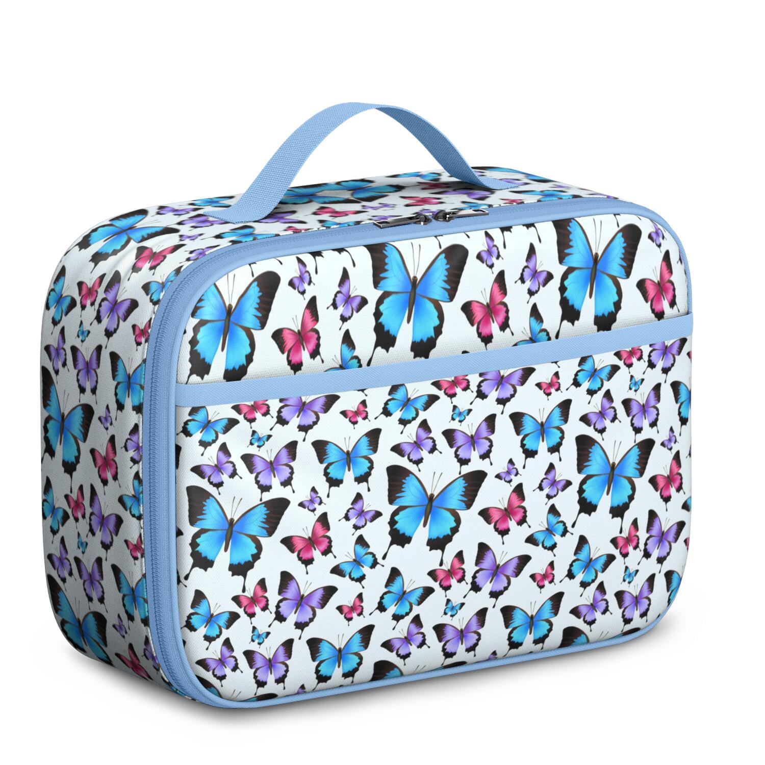 Aesthetic Insulated Lunch Box Colorful Artistic Pattern for Women Men ...