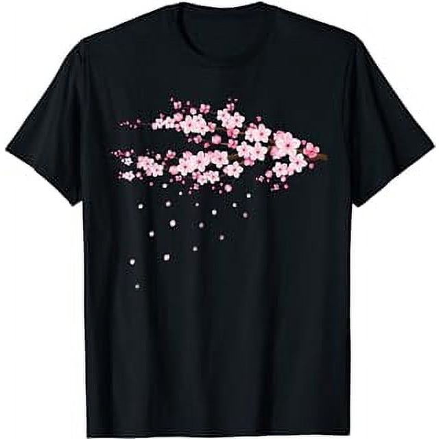 Aesthetic Japan Sakura Japanese Cherry Blossom T-Shirt - Walmart.com