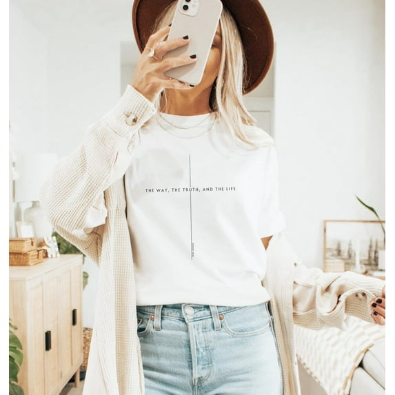 Aesthetic Jesus Shirts, Faith Christian Merch, Yeshua Shirt, The Way ...