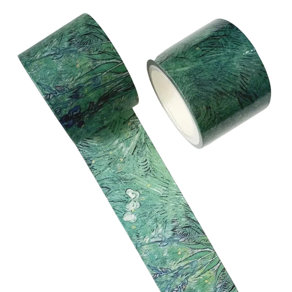 Aesthetic Journal Tape 30mm Wide Oil Painting Decorative Tape for ...