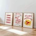 Aesthetic Kitchen Posters Life Is Full of Pastabilities Red Kitchen ...