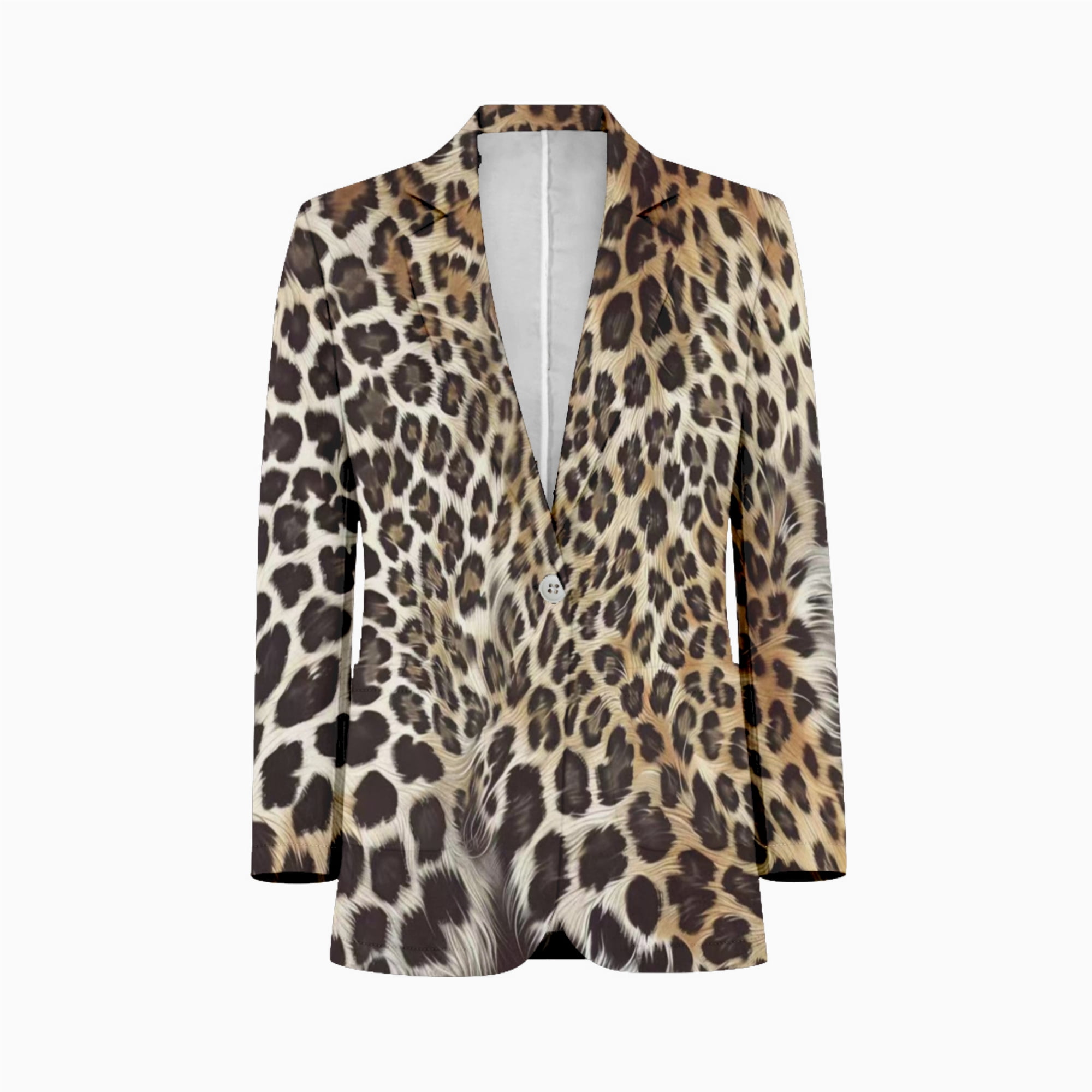 Aesthetic Leopard Mens Suits Shawl Collar Slim Fit Suit Mens Groom ...