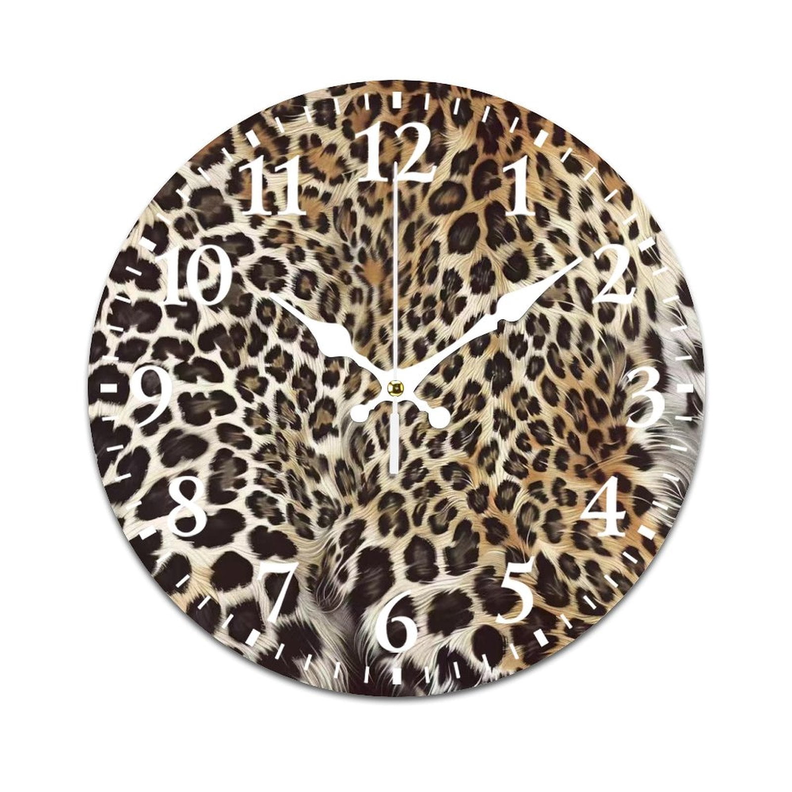 Aesthetic Leopard Wall Clock Modern Design Clocks Wall Hanging Home ...